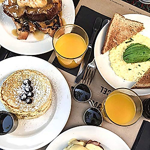 Youngever 9 Pack 9-ounce Plastic Drinking Tumblers, Plastic Glasses, Reusable Plastic Cups, Unbreakable Glasses, Drinking Glasses