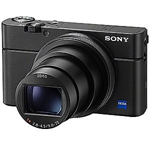 Sony DSC-RX100M6 RX100 VI Cyber-Shot Digital Camera 20.1 MP with 24-200mm Zoom Lens + Lexar 64GB SDHC/SDXC UHS-I Card + Dual Battery Kit + Accessory Bundle