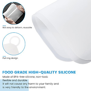 4 Pieces Silicone Drain Plugs，Shower Drain Stopper for Bath, Floor Drain Anti-Odor Mat,Kitchen Seal, Sewer Deodorization Suitable for Kitchen, Bathroom and Tub (5X5 Inch Gary 2pack+White 2 Pack)