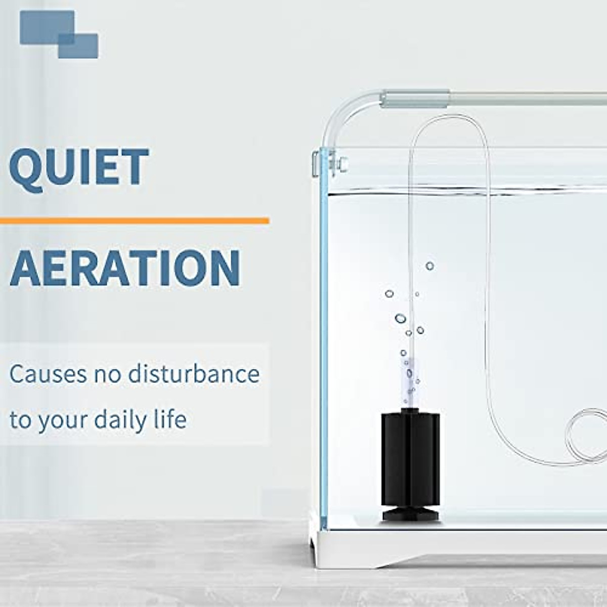 Pawfly Aquarium Bio Sponge Filter Quiet Betta Fry Shrimp and Small Fish Foam Filter for Fish Tanks up to 20 Gallons