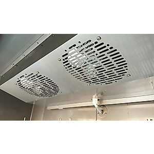 Commercial Refrigerator Glass 3-Door Merchandiser Display Cooler Fridge Stainless Steel Case NSF, Bottom-Mounted 83 inches width, capacity 65 cuft 110V, Restaurant Kitchen Cafe C83RG