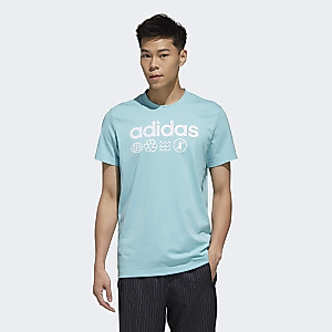 adidas Men's Primeblue Tee Blue Spirit/White X-Large
