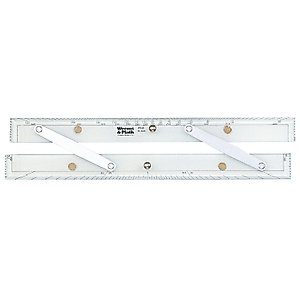 Weems & Plath Marine Navigation Parallel Ruler (Aluminum Arms, 15-Inch)