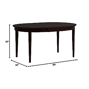 Coaster Home Furnishings 100770 Gabriel Oval Dining Table Cappuccino