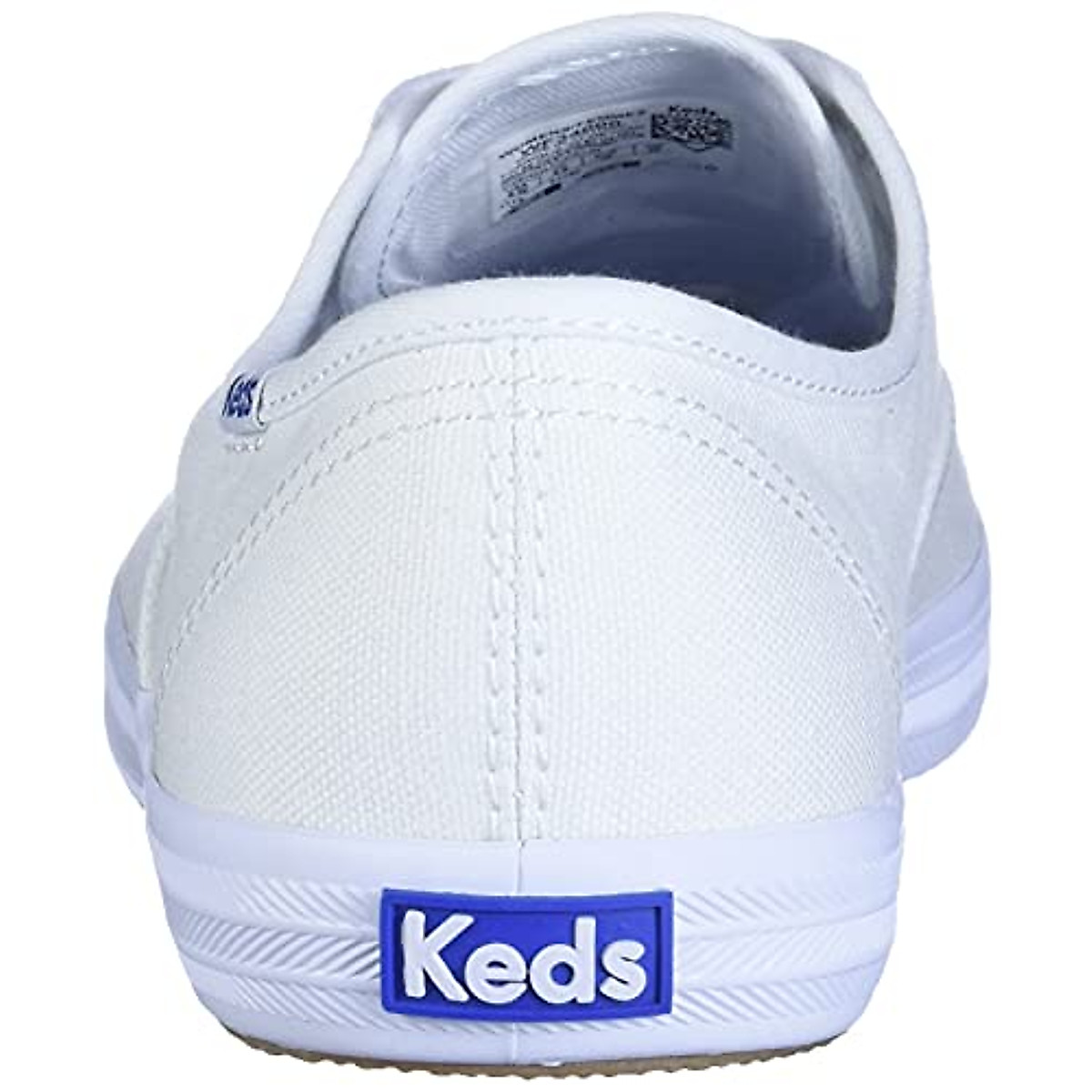 Keds Women's Champion Original Canvas Lace-Up Sneaker, White, 8.5 XW US