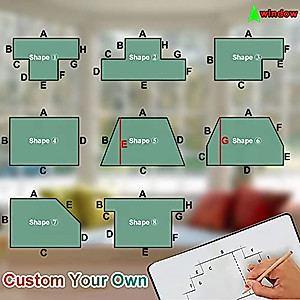 Custom Bench Cushion Angled Trapezoid Shape Bay Window Seat Upholstery Foam for Indoor Outdoor Non-Slip Bottom Design Washable Linen Cover Dark Grey