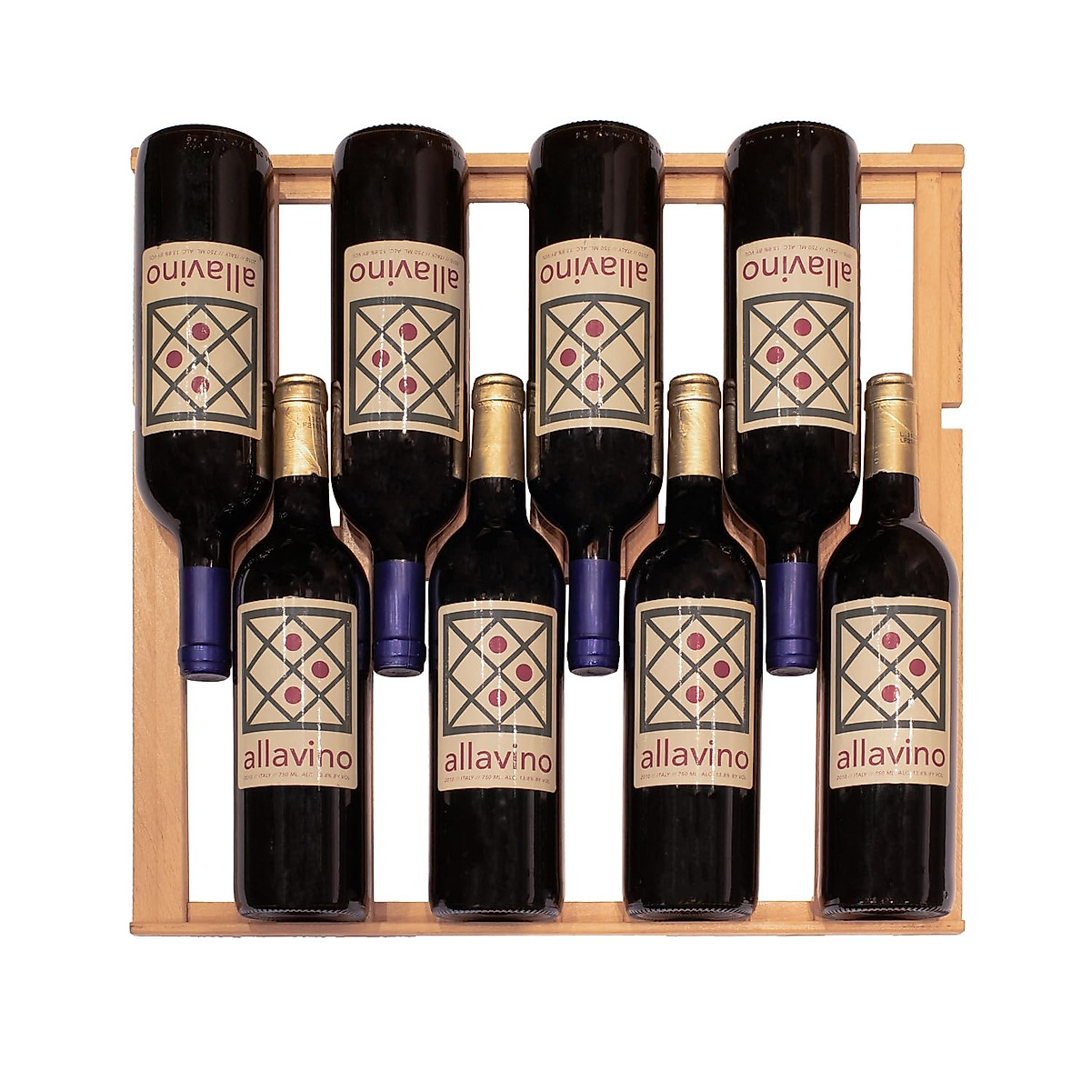 Allavino KWR47D-2SR Wine Refrigerator, 47 Bottle, Stainless Steel