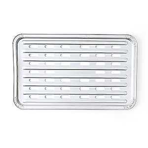 Kingsford® Heavy Duty Aluminum Grilling Foil Liners, 4ct | 14.75” x 9” Foil Grill Liners for Grilling, Cooking, And Steaming | Kingsford® Extra Tough Grilling Accessories