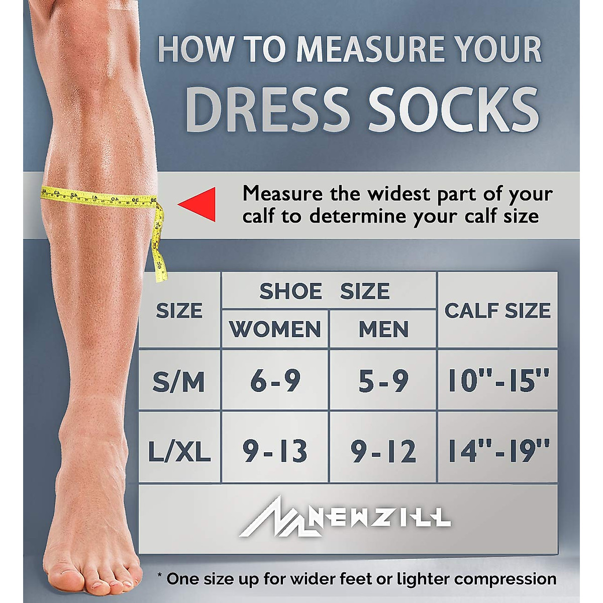 NEWZILL Compression Dress Sock (15-20 mmHg) for Men & Women - Cotton Rich Comfortable Socks - BEST Stockings for Business Casual, Running, Medical, Athletic, Edema, Diabetic (Nude, S/M)