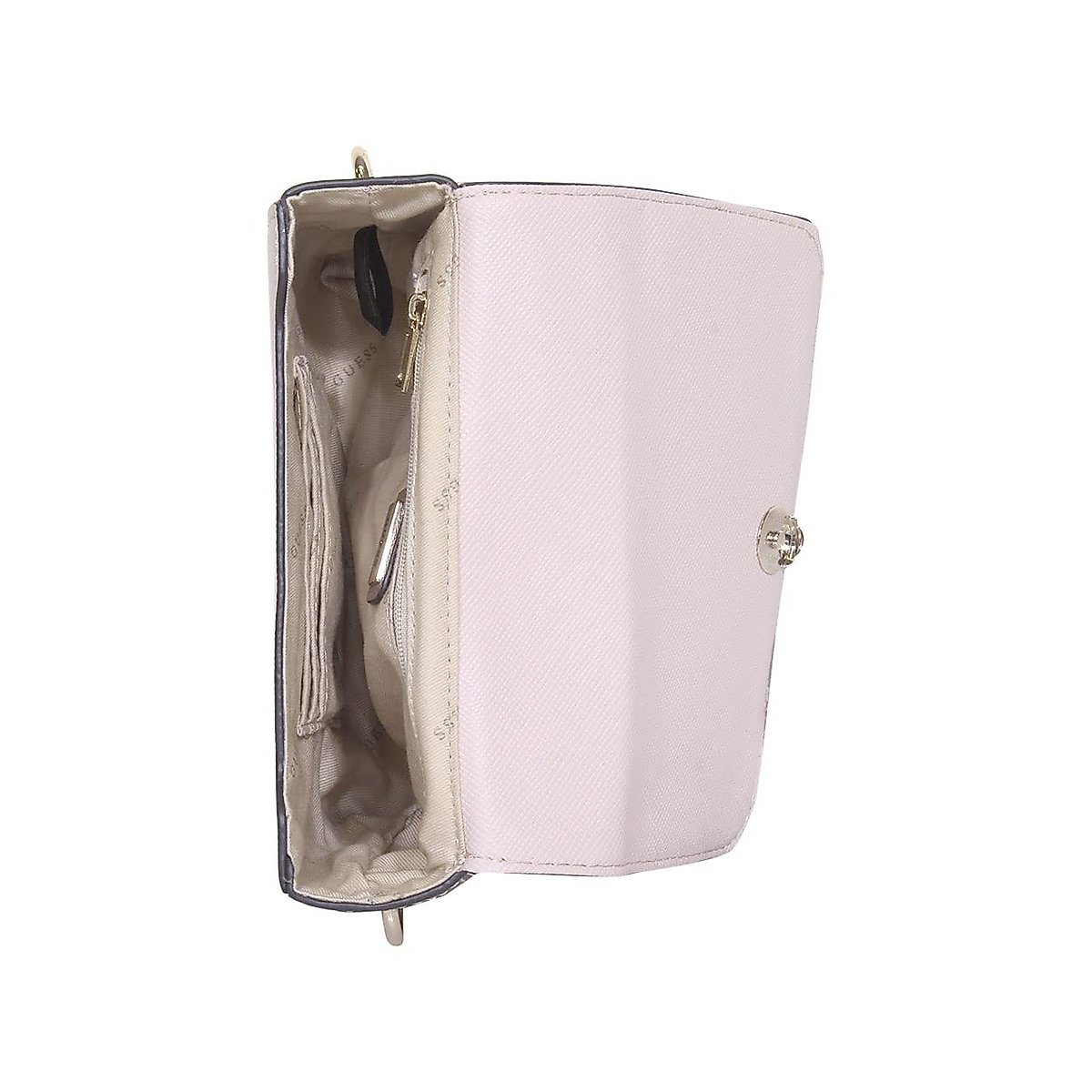 GUESS Ynes Mini Top Handle Flap, Mauve Multi
