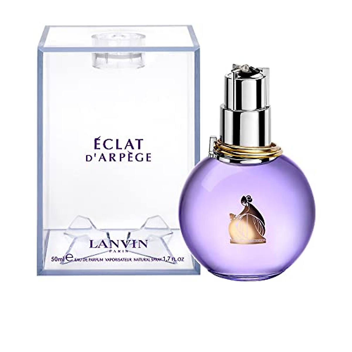 LANVIN Eclat d'Arpege Eau de Parfum - Long Lasting Fragrance with notes of Lilac, Peach & Amber - Fruity & Floral - 1.7 fl. oz.