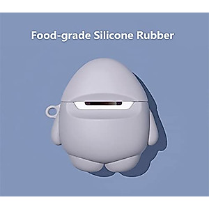 Huayou Cute Cartoon Case for New AirPods 3rd Generation 2021,Kawaii Funny Aesthetic Animal Style Design with Keychain,Protective Silicone AirPod Case Cover for Women Girls Boys Men Kids (Shark)