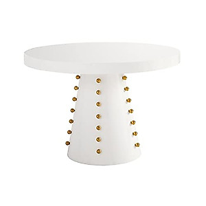 TOV Furniture Janice White Lacquer Dinette Table