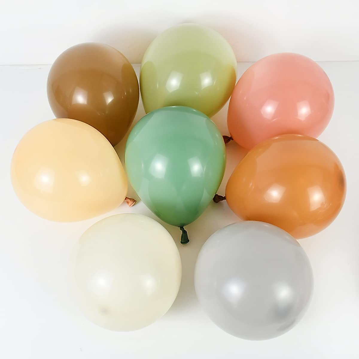 GULELAYAR 100 Pieces 5 Inch Retro Latex Balloons Retro Party Balloons for Birthday Wedding Engagement Baby Shower Graduation Party Art Performance Reveal Decoration