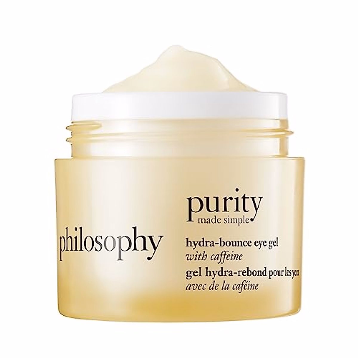philosophy purity made simple hydra-bounce eye gel - with meadowfoam seed oil, shea butter & gingko extract – provides 24-hour hydration for a brighter, smoother eye area all day long - 0.5 fl oz.