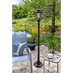 Kenroy Home 93432ORB Villa Waterproof Outdoor Lamp Post Light, Oil-Rubbed Bronze Finish