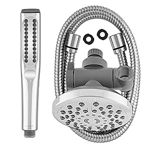 Waterpik 7-Mode Power Wand Shower Spa System with 6-Foot Hose and PowerPulse Therapeutic Massage, Chrome (XIB-663E-SBX-183E)