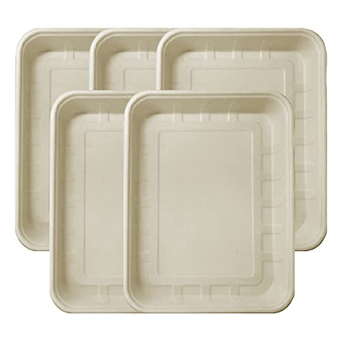 Eco Friendly Disposable Litter Box 5 Count (Suitable for Cat, Hamster, Guinea Pig, Mice, Rabbit) Cat Litter Tray Sifting Litter Box Cat Litter Liners (1 Extra Litter Box Based on Availability)