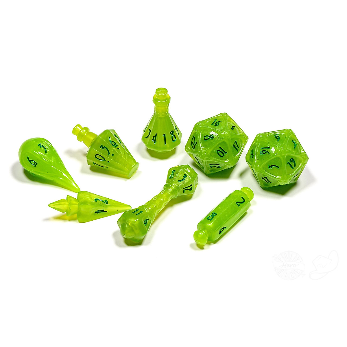 Wizard 8 Dice Set (Acid Splash)