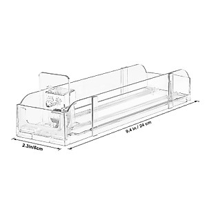 ULTECHNOVO Standing Can Dispenser Bin, Stackable Beverage Drink Pop Soda Can Storage Organizer Basket, Canned Food Holder for Kitchen Pantry Countertop Cabinet