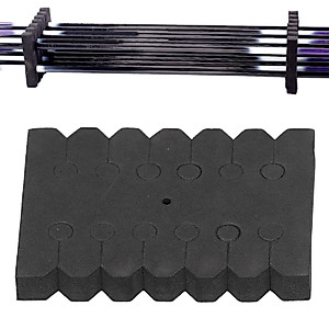 Arrow Rack,20 Pcs EVA Foam Round Arrow Rack 12 Arrow Separator Storage Holder Archery Accessory