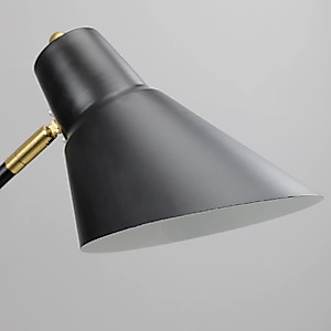 DEVINK Retro Plug in Wall Light with Switch, Long Arm Bed Lamp Wall Sconce Lamp Adjustable Wall Reading Lights with 1.8m Cord, Indoor E27 Light Fixture for Bedroom Living Room Bathroom,Black