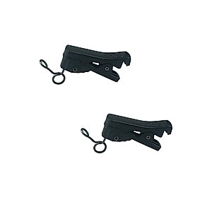Canfon 2pcs Lapel/Lavalier Microphone ABS Tie Clip for Sanken COS-11D Deity W.Lav Pro Lavalier Mic with Diameter of 3.5-4.5mm(3.5mm)