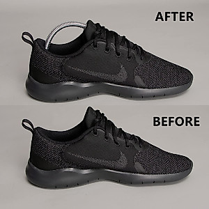 Ahberxig 10 Pairs Plastic Shoe Trees for Men (Black)