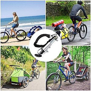 JAOK Universal Bicycle Trailer Hitch，Bike Trailer Coupler Attachment Hitch Quick Release Steel Linker Connector for Child Pet Cargo Bike Trailers