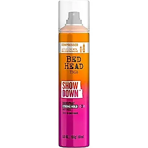 TIGI Bed Head Showdown Anti-Frizz Hairspray with Strong Hold 5.5 oz