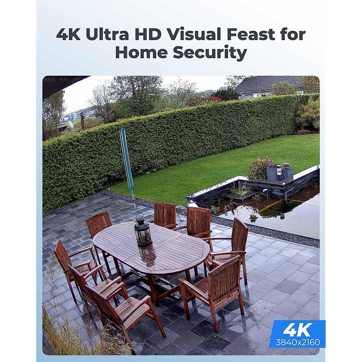 REOLINK 4K PoE NVR 8 Channel Pre-Installed 2TB HDD, 4K Ultra HD PoE Outdoor Security Cameras with Smart Detection, RLN8-410 NVR Bundle with RLC-810A and RLC-811A(5X Optical Zoom and Motion Spotlight)