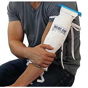 Relief Pak 11-1243 Insulated Ice Bag with Tie Strings, 5 x 13",Small