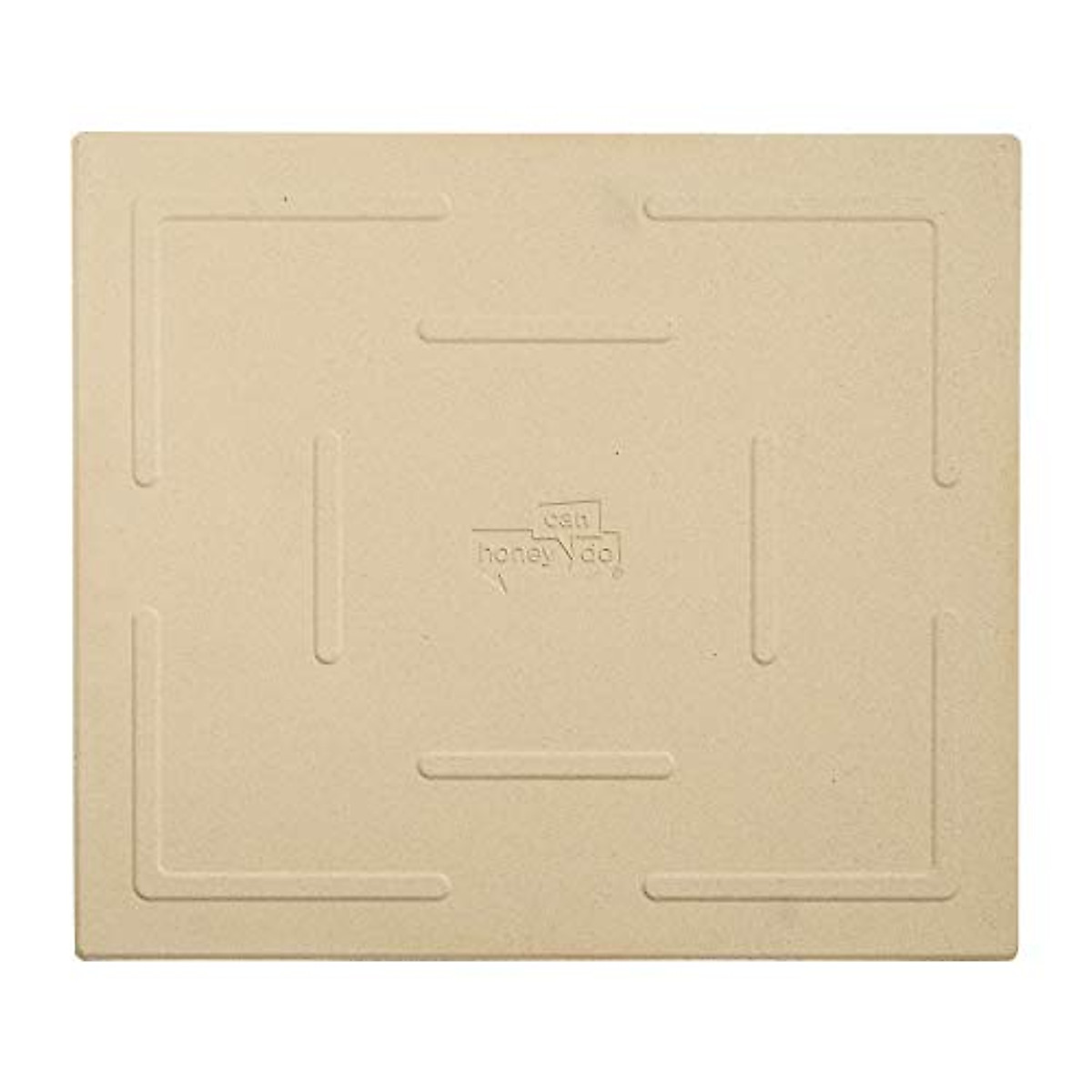 Honey-Can-Do KCH-09011 Pizza Stone, 14" x 16", natural clay