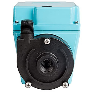 Little Giant 3E-12N, 115-Volt, 1/15 HP 500 GPH Oil-filled Direct Drive In-Line or Submersible Pump with 6-ft. Cord, Blue, 503103