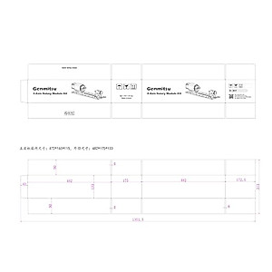 Genmitsu 4th Axis Rotary Module for 4040 and 3030 series CNC Machines with Planetary Geared Stepper Motor, 4 Jaw Chuck, Clamped Range 10-200mm