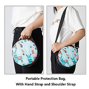 Ubblove Steel Tongue Drum for Kids: 8 Notes 6 Inches Key of C Metal Steel Drums Instrument with Bag for Meditation, Yoga, musical education, zen tone (Silver)