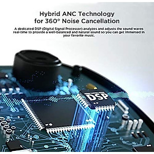 1MORE True Wireless Earbuds Active Noise Cancelling, Hi-Res ENC Bluetooth Earphone, THX Certified Wireless Charging Headphone, 15Mins Fast Charge, 65H (Renewed)