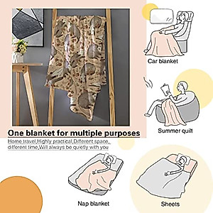 Possums Throw Blanket Soft Cozy Blanket Lightweight Flannel Blankets for Couch Bed Living Room Adults Kids Teens Gifts All Season 50"X40"