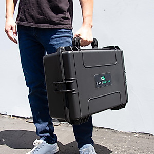 CASEMATIX Hard Shell Travel Case Pro Edition Compatible with Xbox Series X Console, Controllers, Headset and Other Accessories - IPX7 Waterproof, Crushproof Carrying Case with Customized Foam Interior