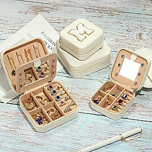 Parima Birthday Gifts for Women -2 Pieces Travel Jewelry Case Set, Travel Gifts Friend Gifts for Women Personalized Gifts Unique Gifts Christmas Gifts for Women Personalized Jewelry Boxes for Women