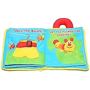 KMMall Soft Activity Books for Children Toddler Learning Story Book Life Education Sleep Books Baby Toys ,Baby Book , Cloth Book