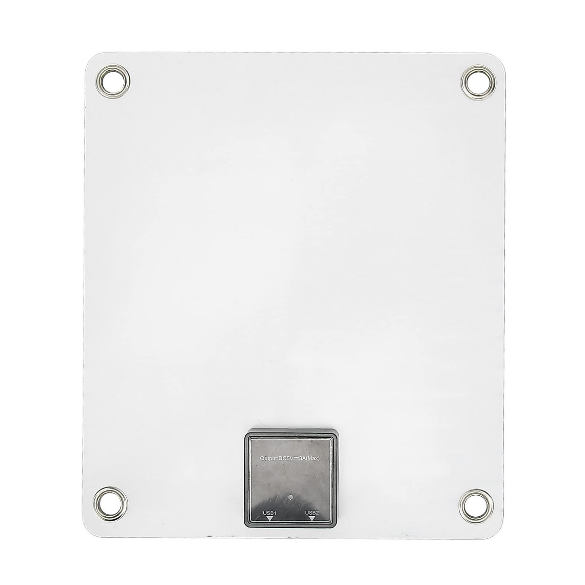 Asixxsix 5V 20W Solar Panel Charger, 0-1000mA Monocrystalline Solar Panel with Dual USB Output Portable Solar Charge Panel for Outdoor Security Camera Fans Phone Flashlight Pond