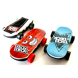 Tech Deck Bendy Boards Collectible Mini Skateboard Erasers, Rubberized Fingerboards (Set 2)