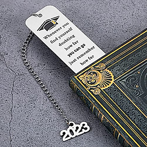Graduation Gifts for Her Him College Masters Degree Nurse PhD Gifts Class of 2023 Kindergarten High School Preschool Inspirational Bookmark Bulk for Women Men Students Senior 2023