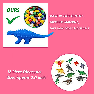 Dino Eggs Dig Kit, 12 Pack Dinosaur Eggs Excavation Science Experiments Kits for Kids 4-12, Easter Basket / Stocking Stuffers, Toys for 3+ 4 5 6 7 8 9 10 Year Old Boys Girl