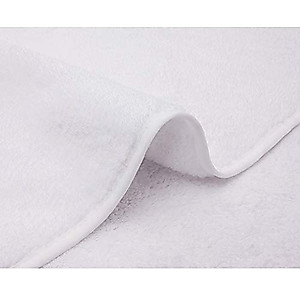 My Baptism Baby Christening Dedication White Blanket with Embroidered Cross Premium Soft Warm Cozy Coral Fleece Toddler, Infant or Newborn Receiving Blanket