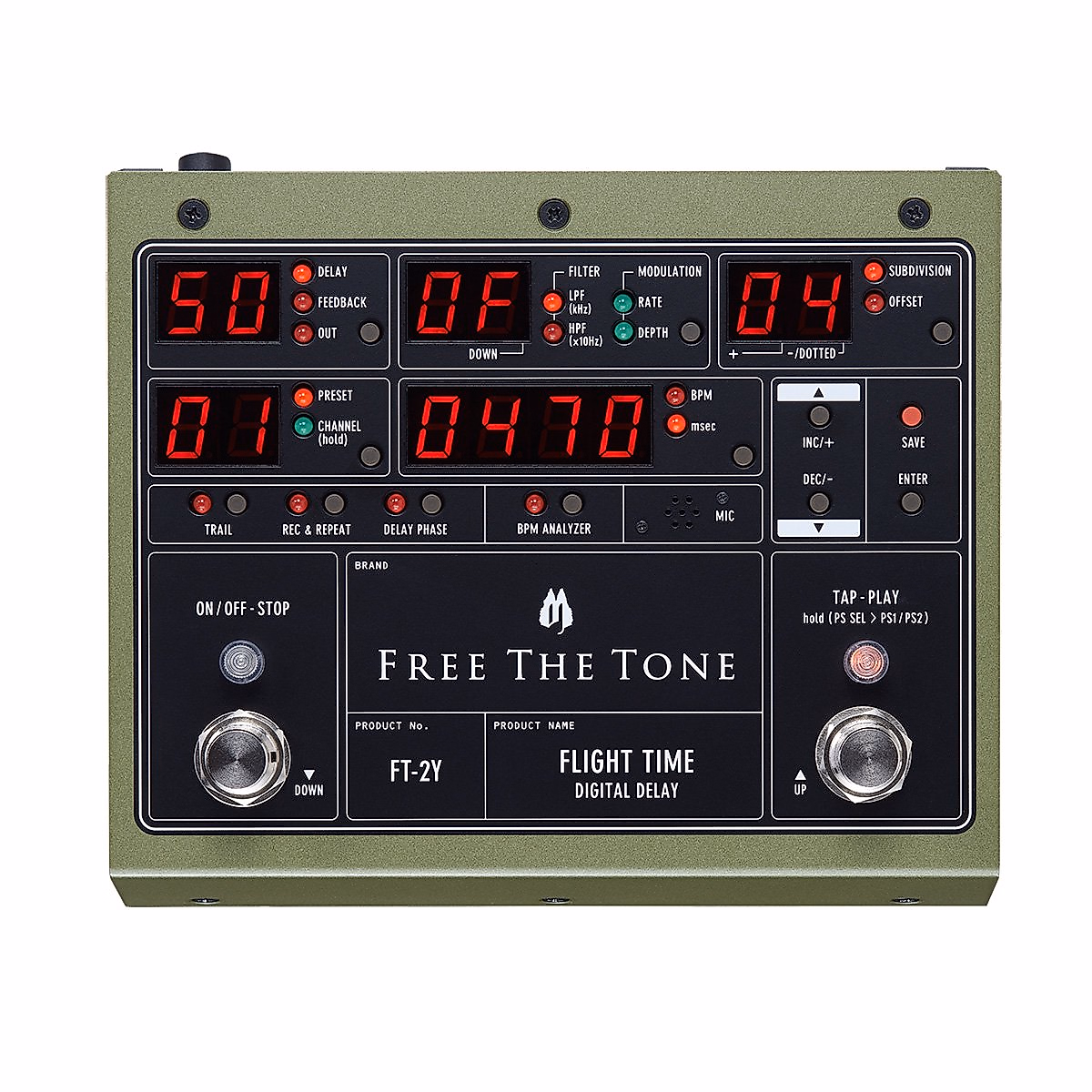 Free the Tone Flight Time FT-2Y Digital Delay Version 2