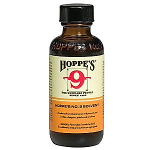 Hoppes Cleaning Kit - Compact Size for Range Bags - Includes Gun Bore Cleaner and Hoppes Gun Oil Bundled with 40 Hoppes Gun Cleaning Patches for 9mm .38 to .45cal and .410 to 20ga