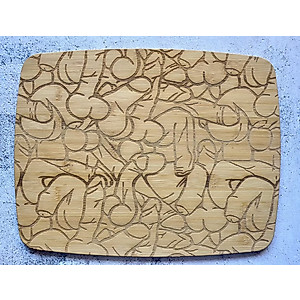 11" x 14" Cockcuterie Bamboo Cutting Board, Penis Engraved Cutting Board, Custom Cutting Board, Party Board, Gift Idea