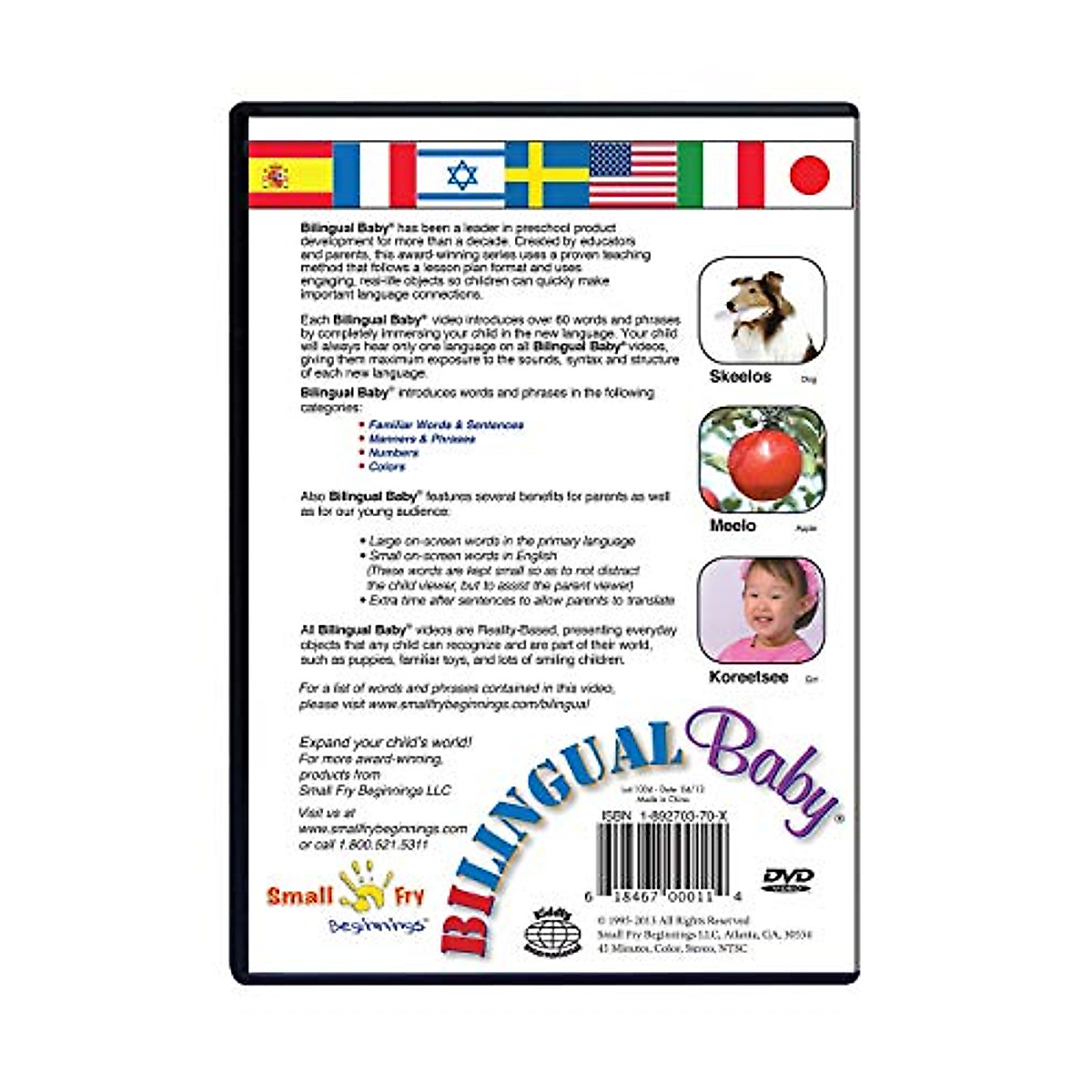Bilingual Baby Learn Greek Language DVD